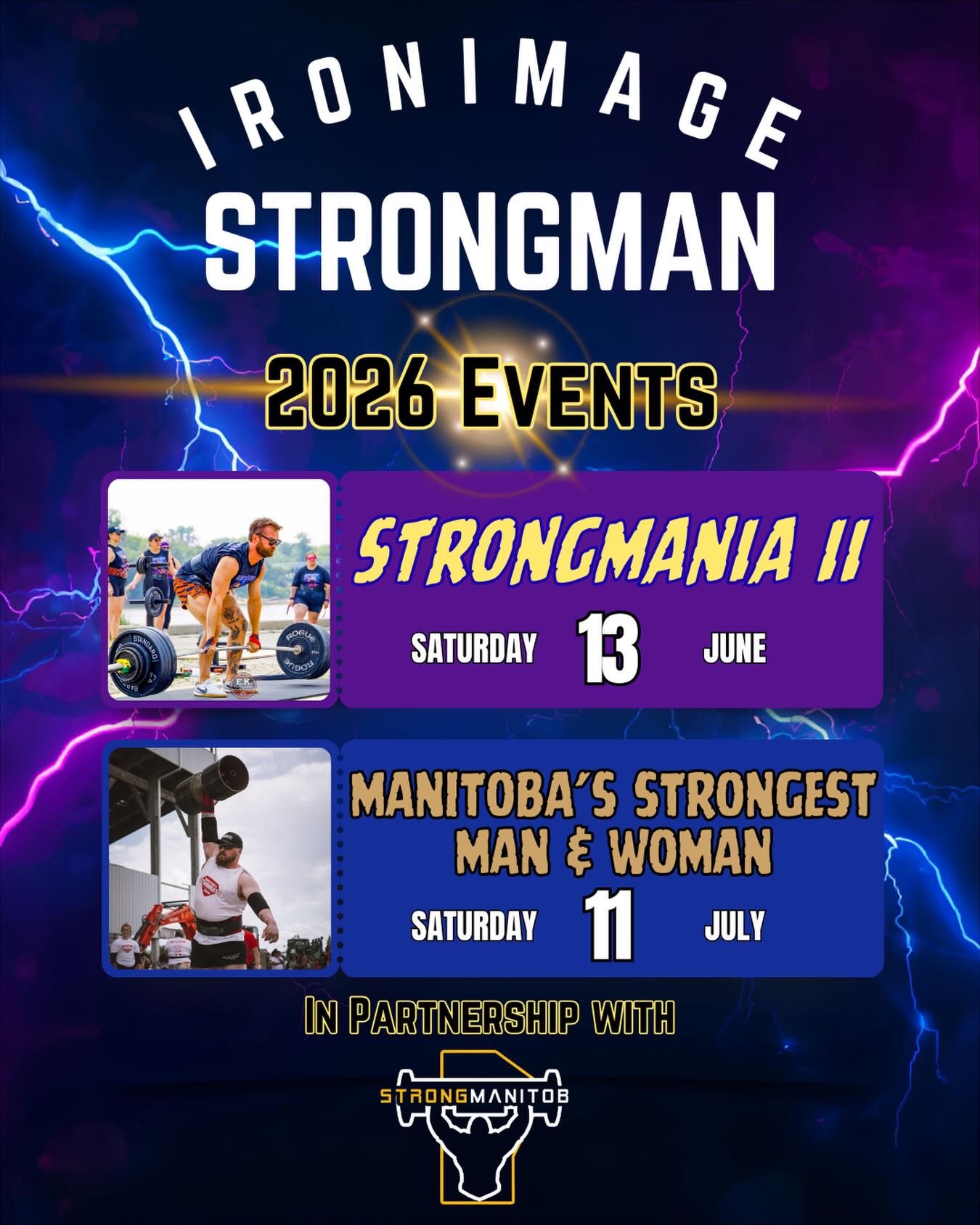 Iron - 🚨 MARK YOUR CALENDARS 🚨 💥 STRONGMANIA II 📅 June 13, 2026 👑 ...
