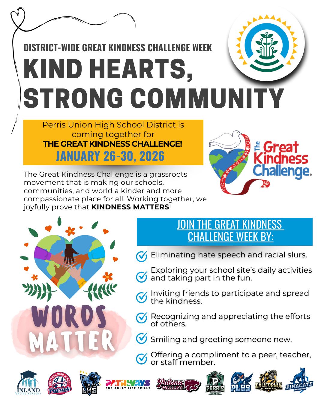 💛 The Great Kindness... - Perris Union High School District | Facebook