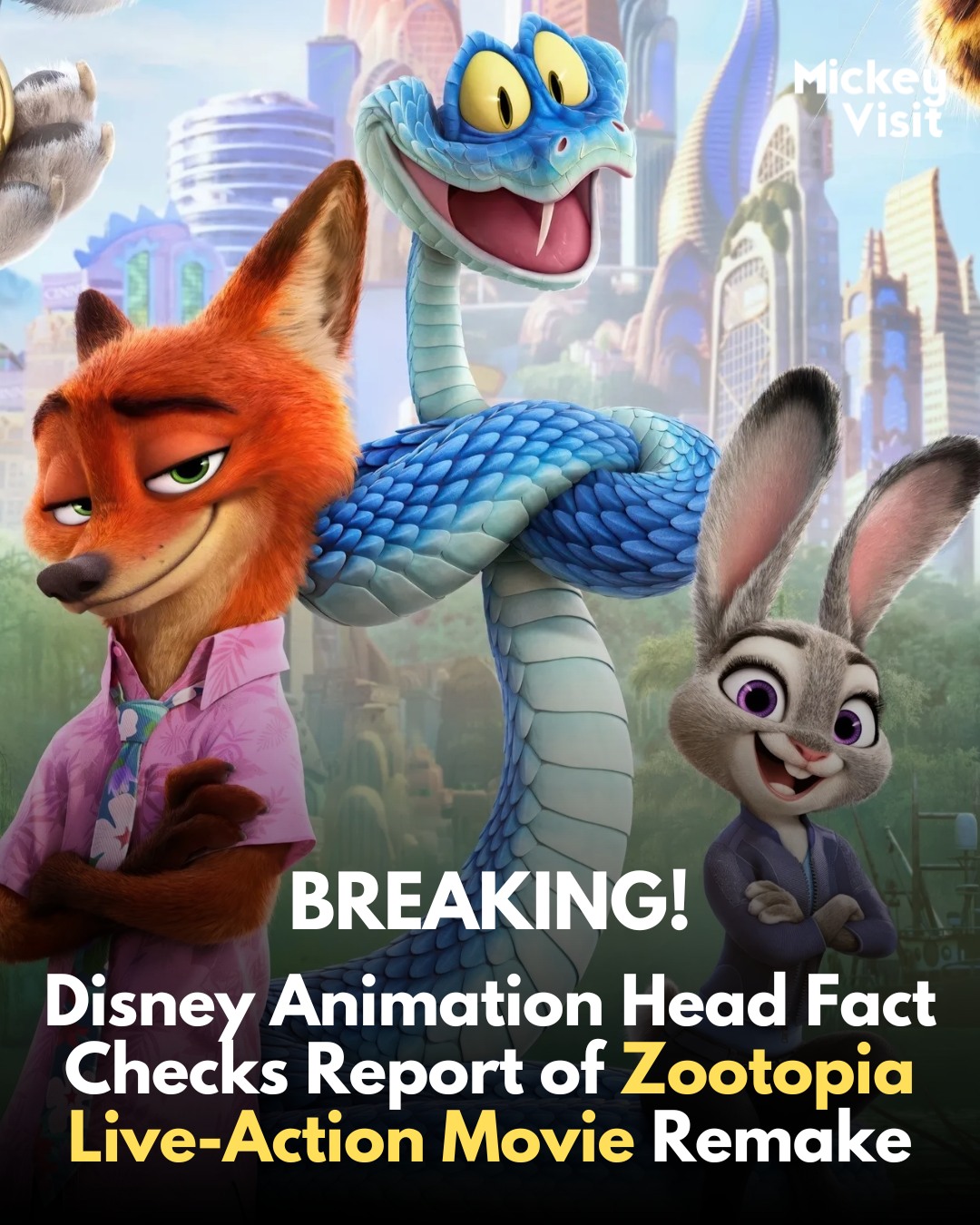 See - BREAKING!! Disney Animation Head Fact Checks Report of Zootopia ...
