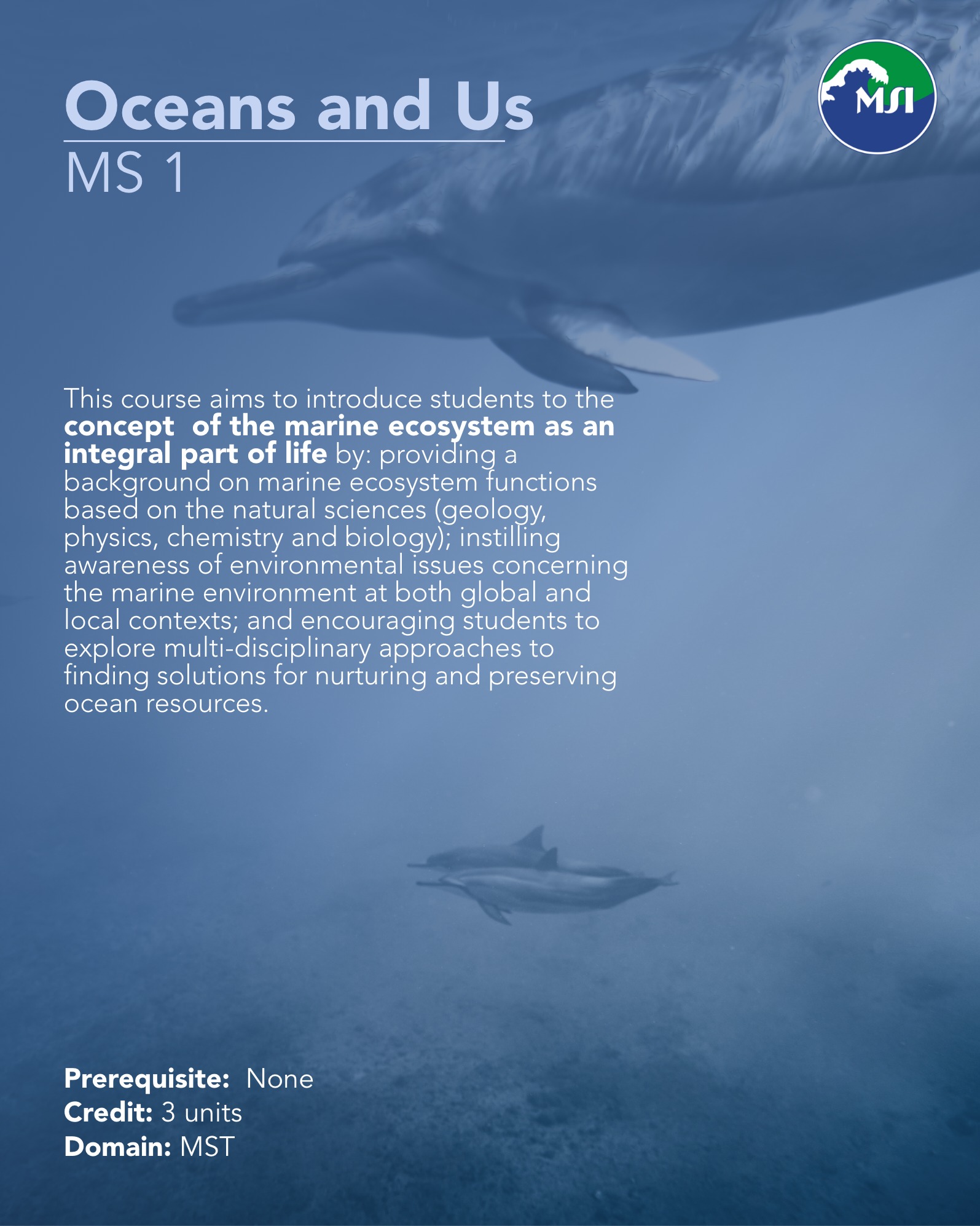 The UPMSI is offering... - UP Marine Science Institute | Facebook