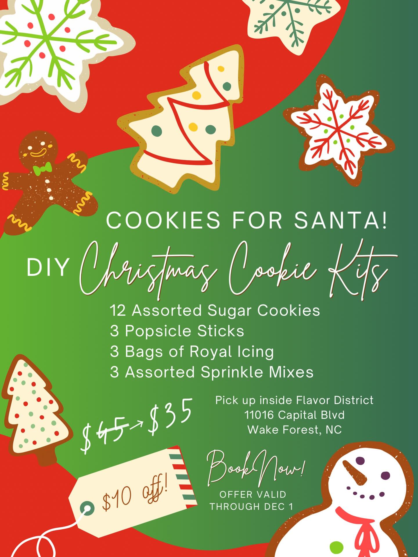 Chelle's - 🎄🎅🏻 Santa called… he wants cookies! 😉🍪 Pre-order your DIY ...