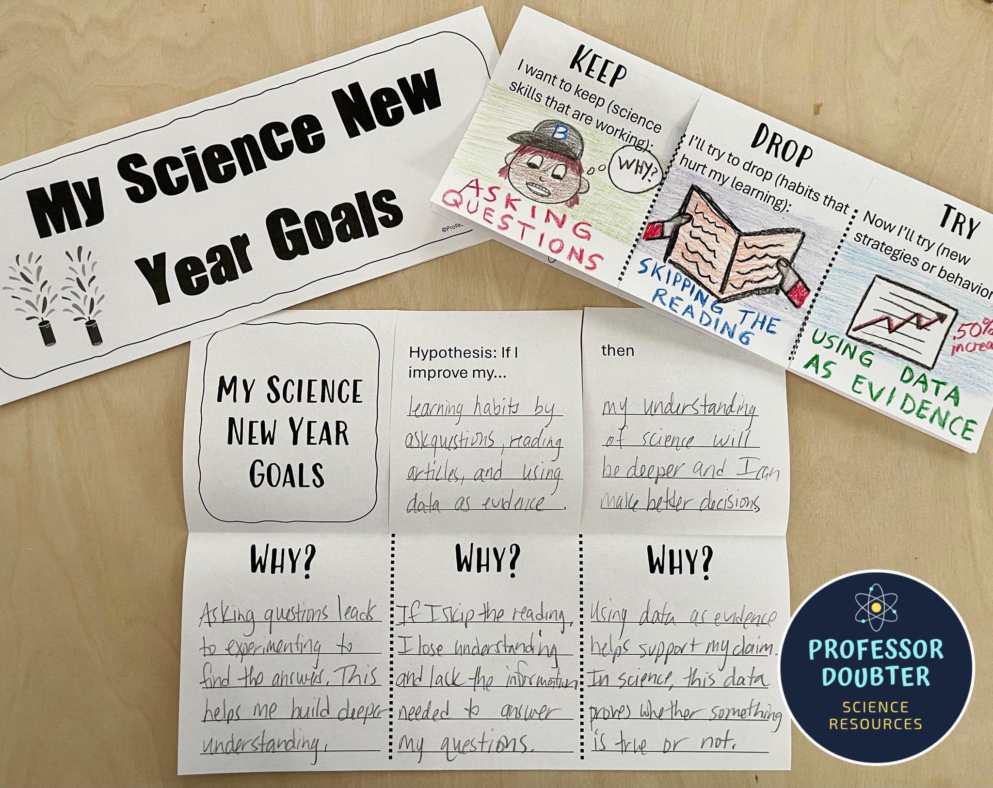 Professor - Jumpstart 🎉2026 with this FREE Science New Year Goals ...