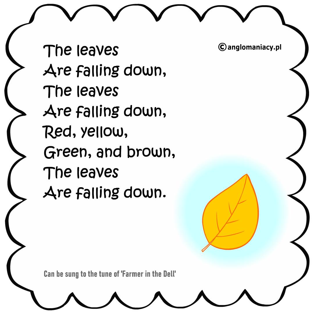 Anglomaniacy - AUTUMN SONGS #Autumn #Rhymes #Songs Autumn... | Facebook
