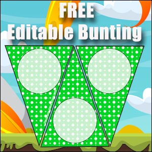goteachthis.com - Editable Bunting Template – FREE & Printable ...