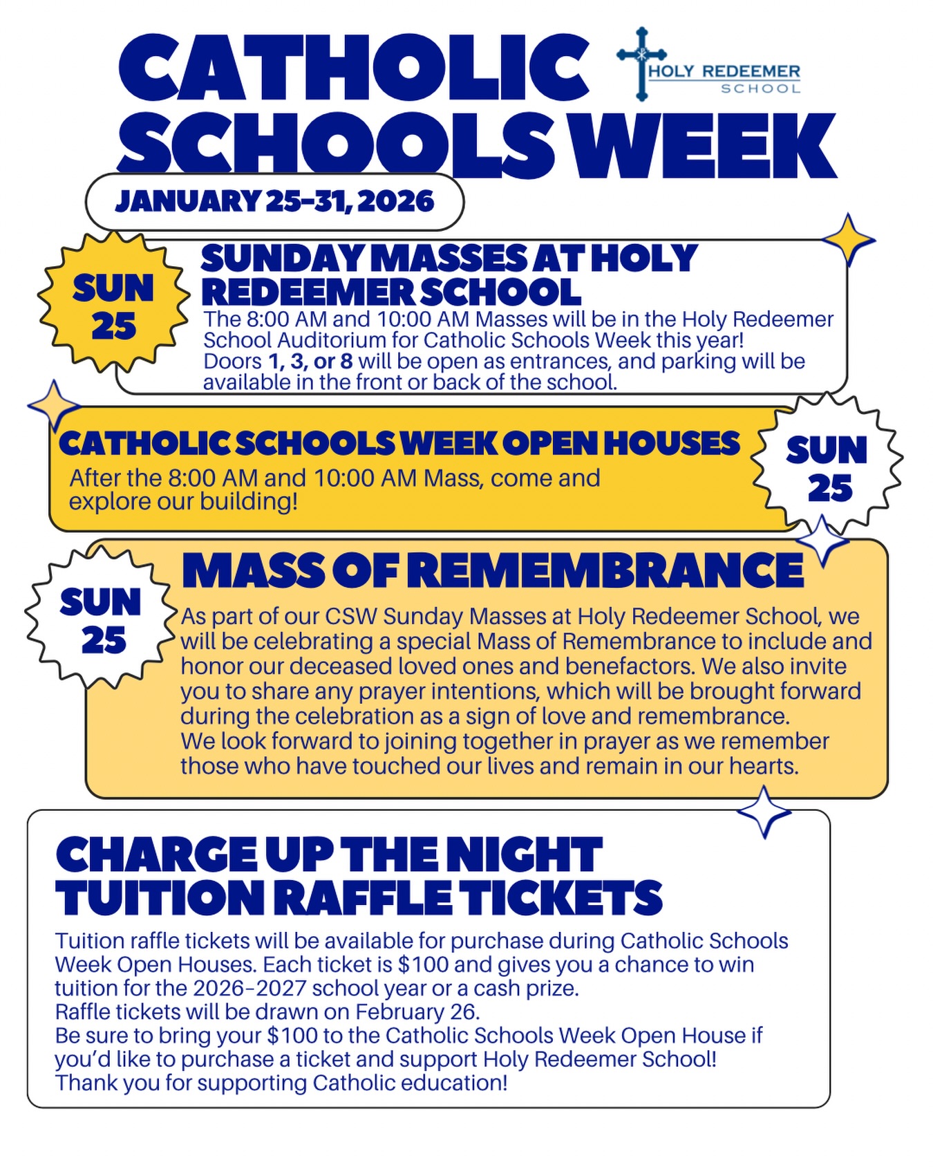 Holy - Catholic Schools Week Begins This Weekend! We’re excited to kick ...