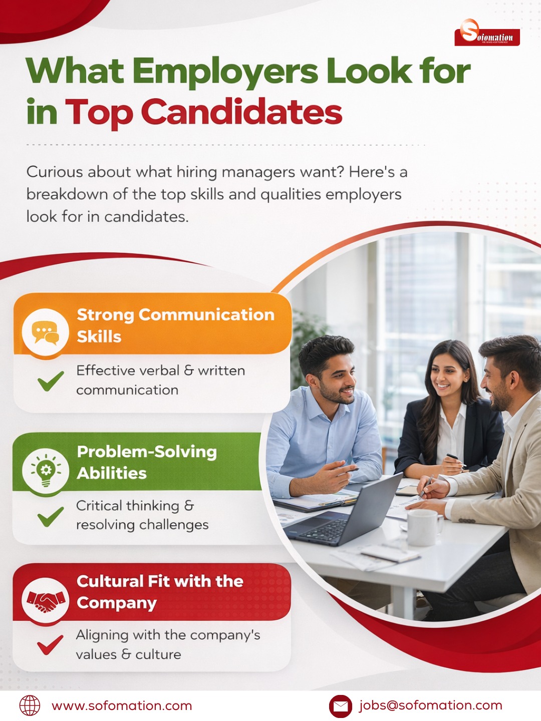 Sofomation - 💼 What Do Employers Really Look for in Top... | Facebook