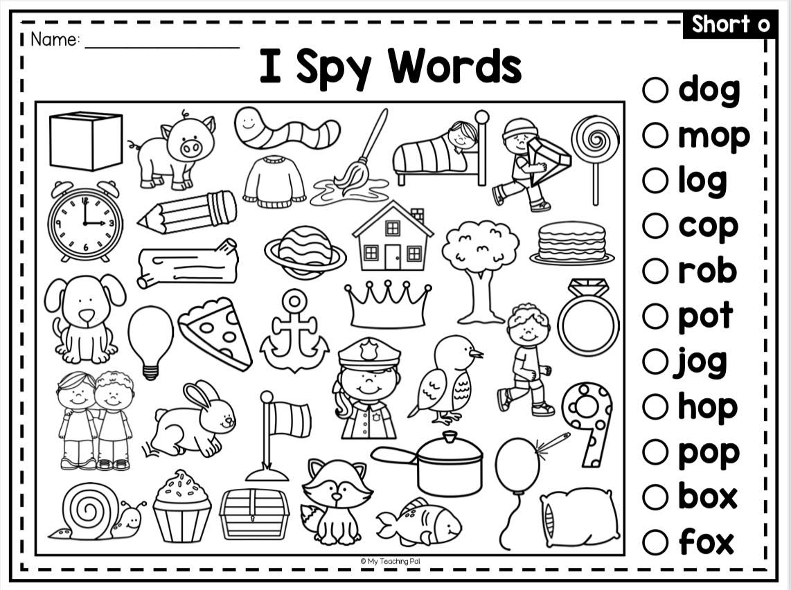 My - Comment PHONICS for the link to this set of I Spy Worksheets 🔎 ...