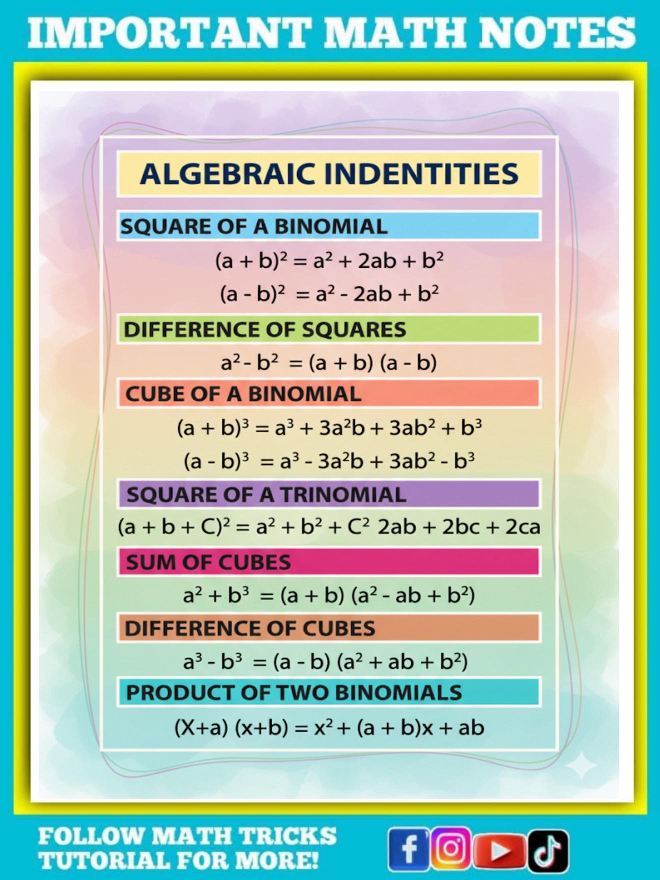 Math - WOW I LOVE THESE ALGEBRA Math Notes | Facebook