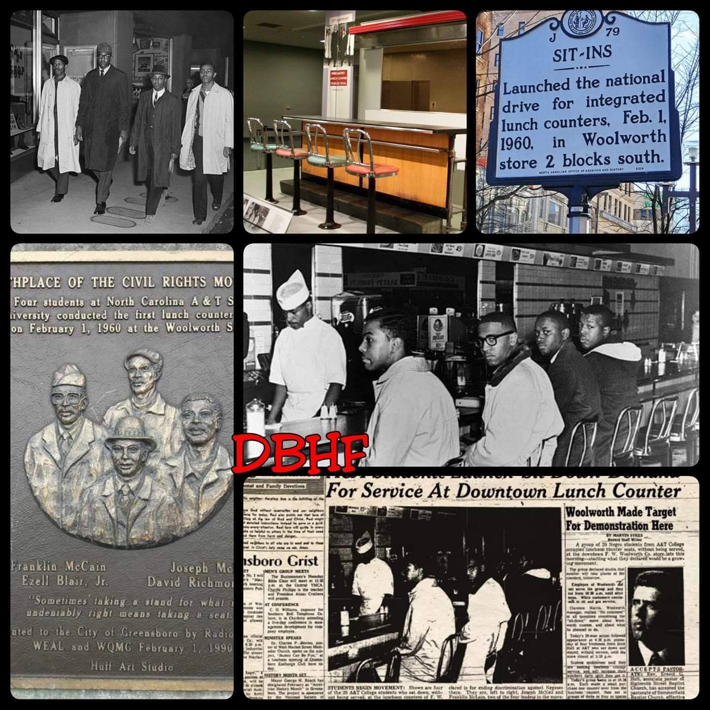 February 1, 1960: At 4:30pm... - Daily Black History Facts