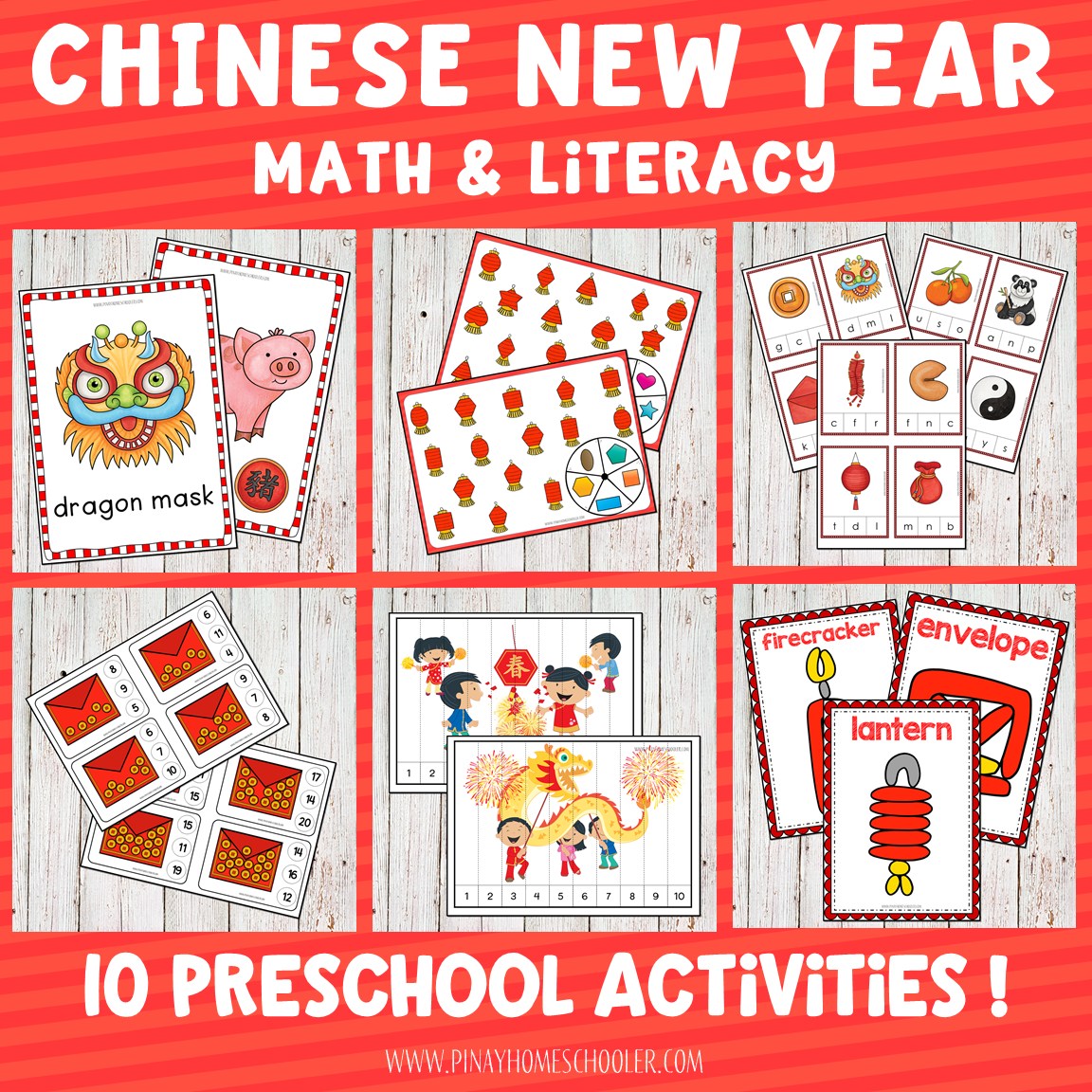 The Pinay - 🧧 This Chinese New Year Preschool Math & Literacy Pack is ...