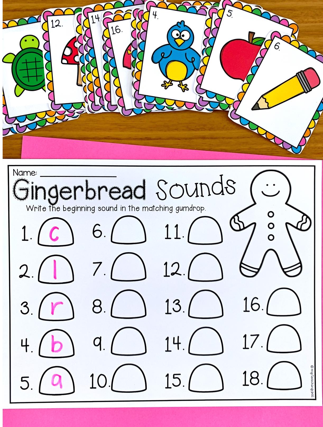 My - Comment GINGERBREAD for the link to this set of Kindergarten ...