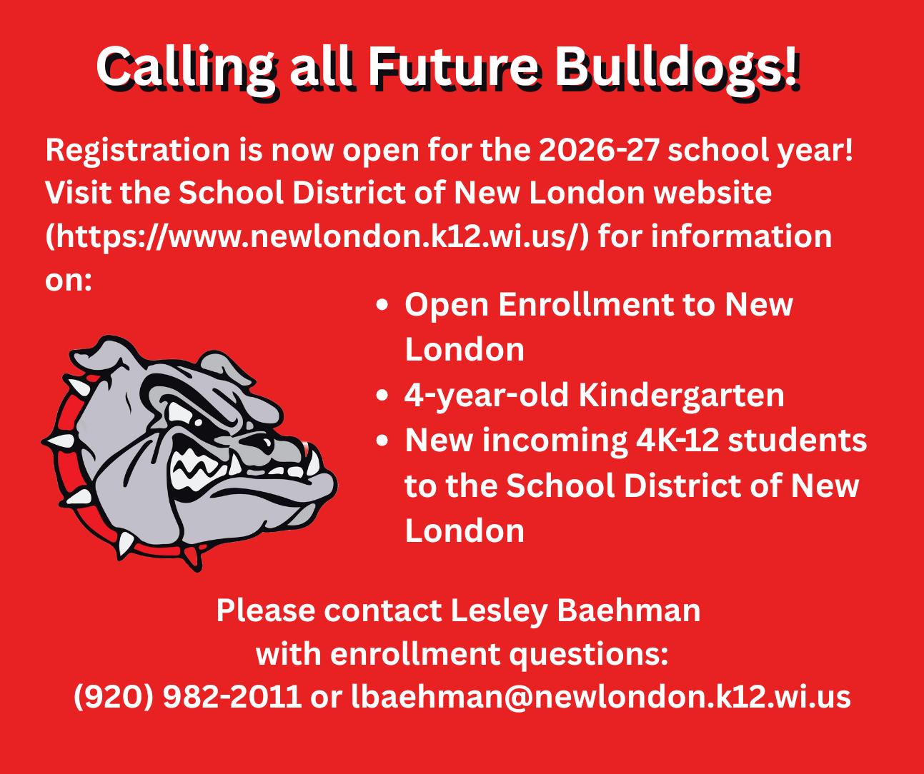 Calling All Future... - School District of New London | Facebook