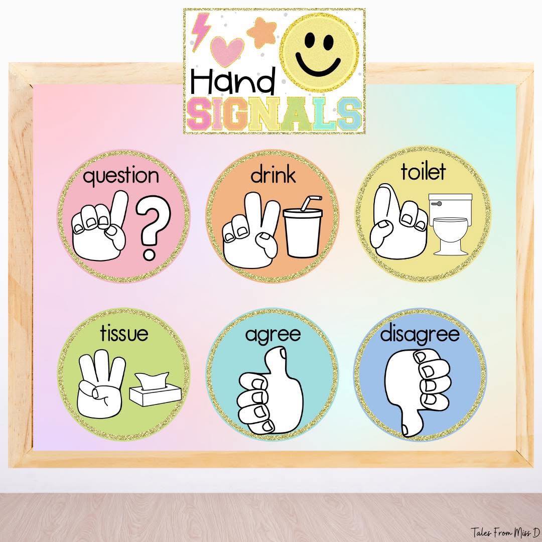 Tales - 🌈 🌟 Minimise disruptions with these Varsity Rainbow Hand Signal ...