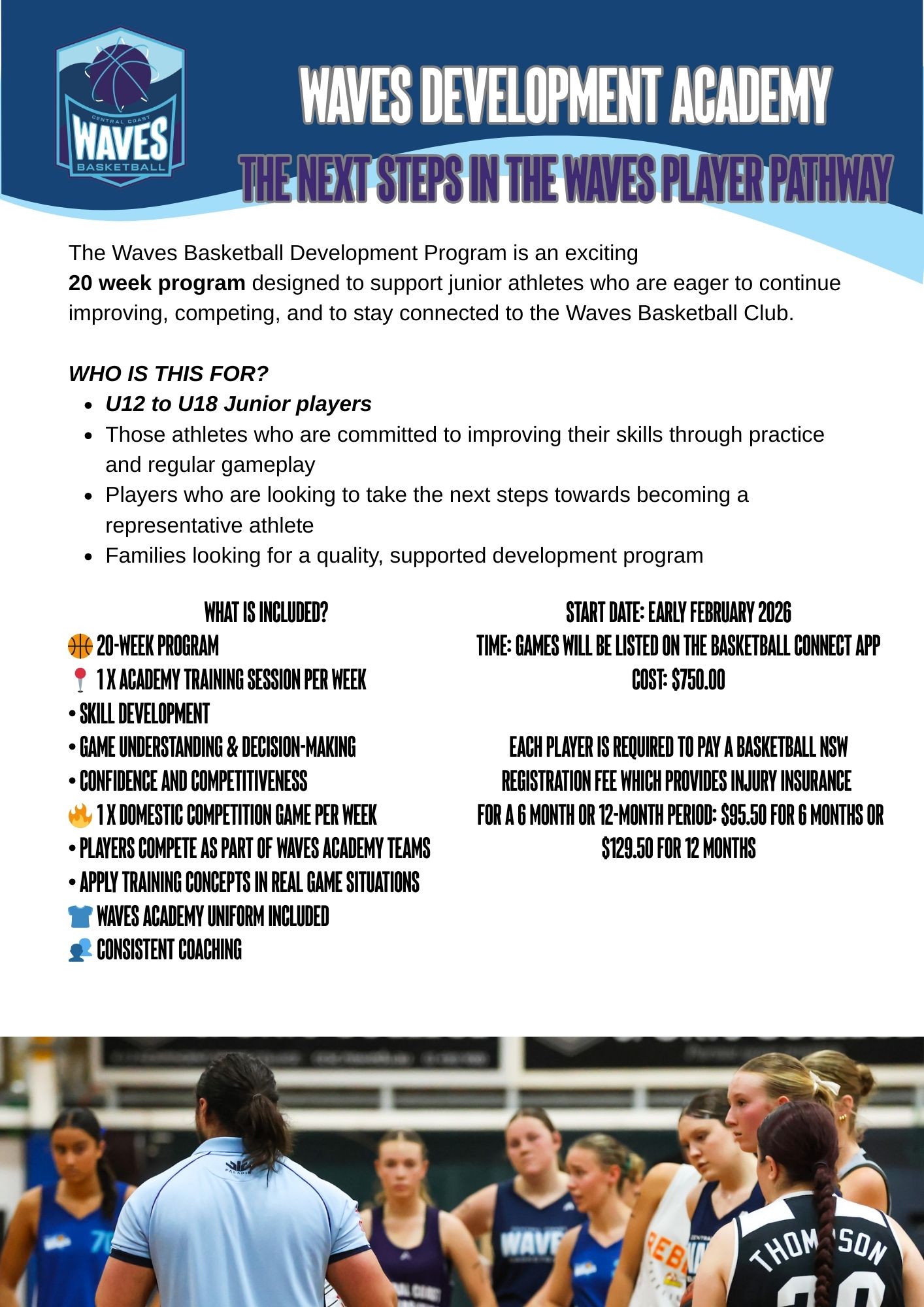 Central - We are thrilled to announce that in 2026, Waves Basketball ...