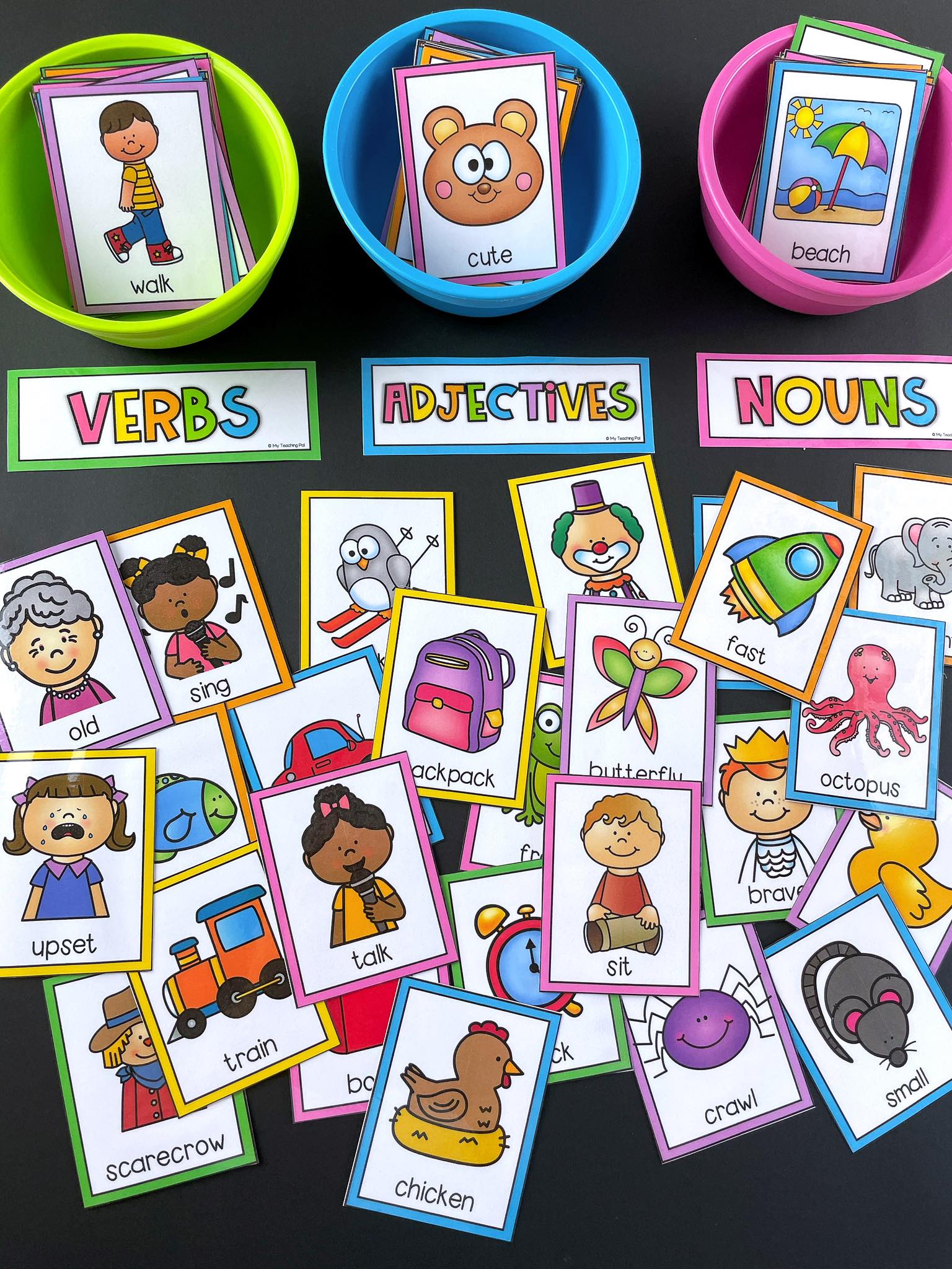 My - Comment NOUNS for the link to this Nouns, Adjectives and Verbs ...