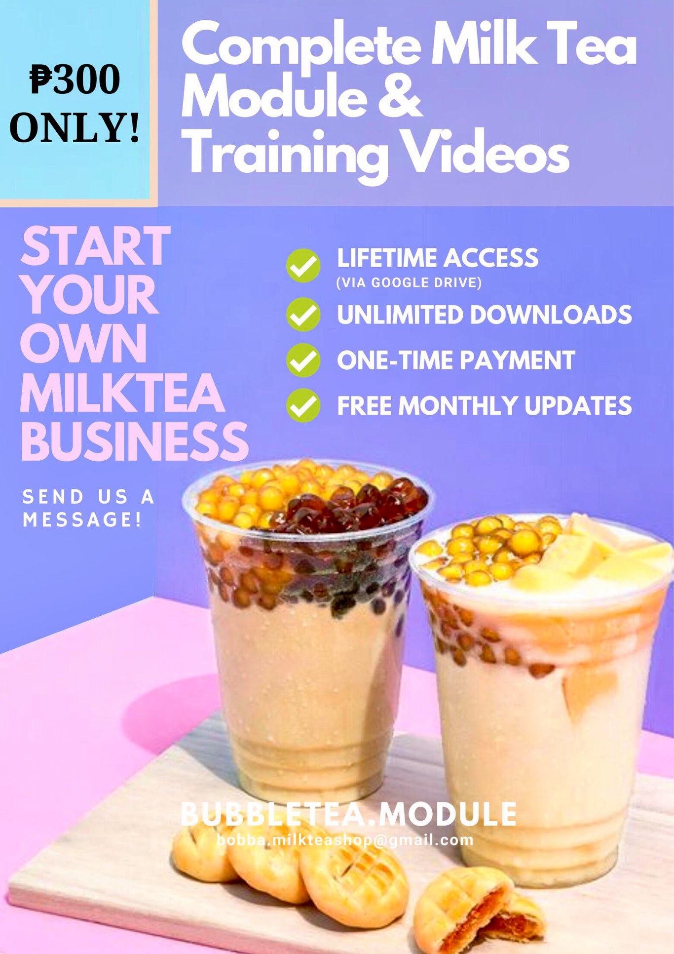 𝐂𝐎𝐌𝐏𝐋𝐄𝐓𝐄 𝐌𝐈𝐋𝐊 𝐓𝐄𝐀 𝐌𝐎𝐃𝐔𝐋𝐄 𝐀𝐍𝐃 𝐓𝐑𝐀𝐈𝐍𝐈𝐍𝐆 Bubble Tea Module 2495