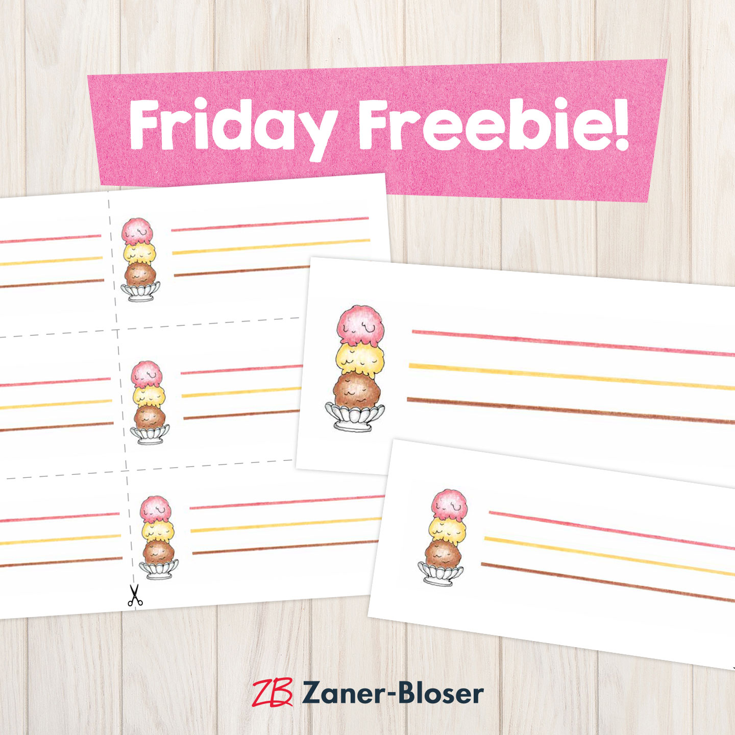 The Superkids - ⭐️ FRIDAY FREEBIE! ⭐️ These ice-cream-lined flash cards ...