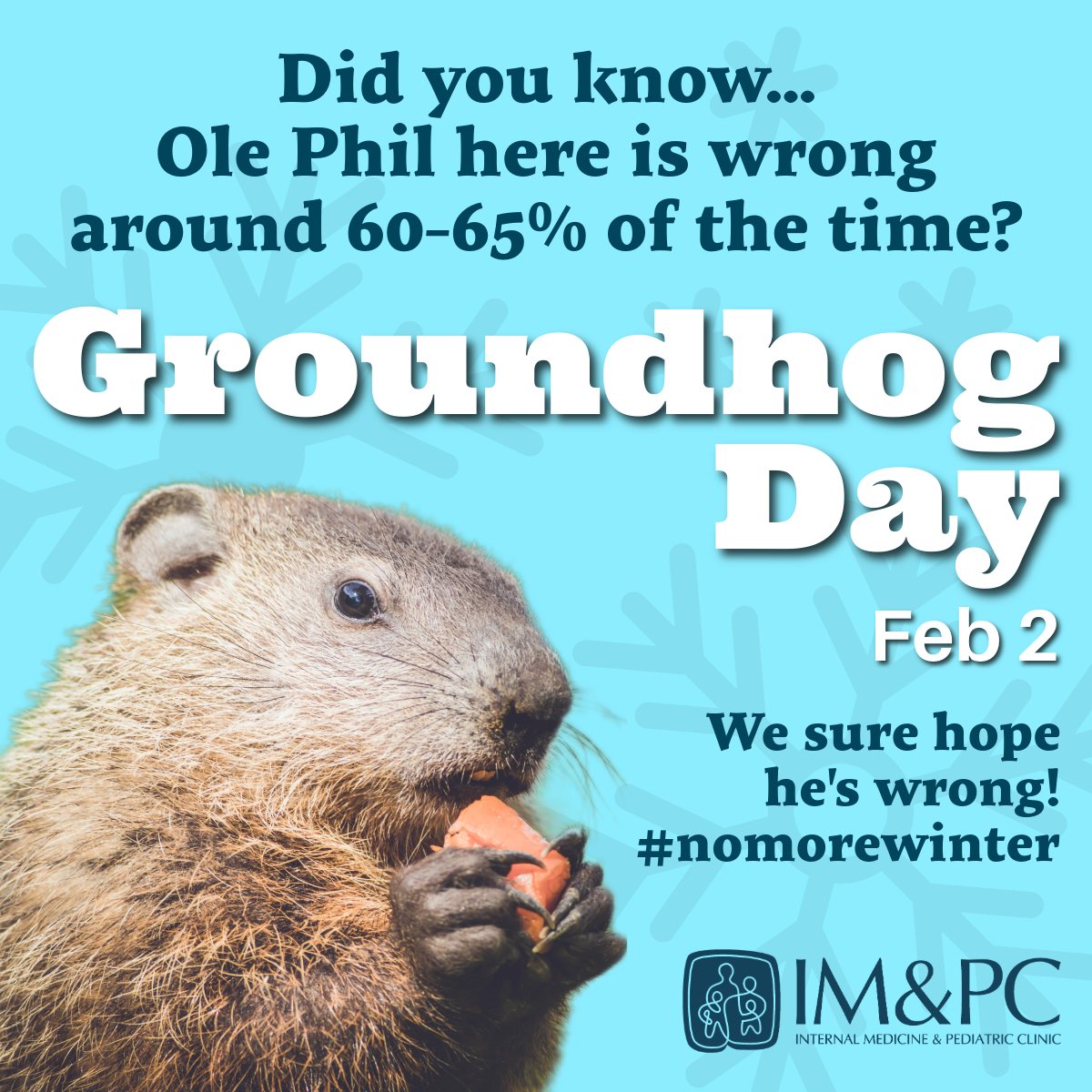 Internal - 🐿️ Groundhog Day Update: Punxsutawney Phil says 6 more weeks ...