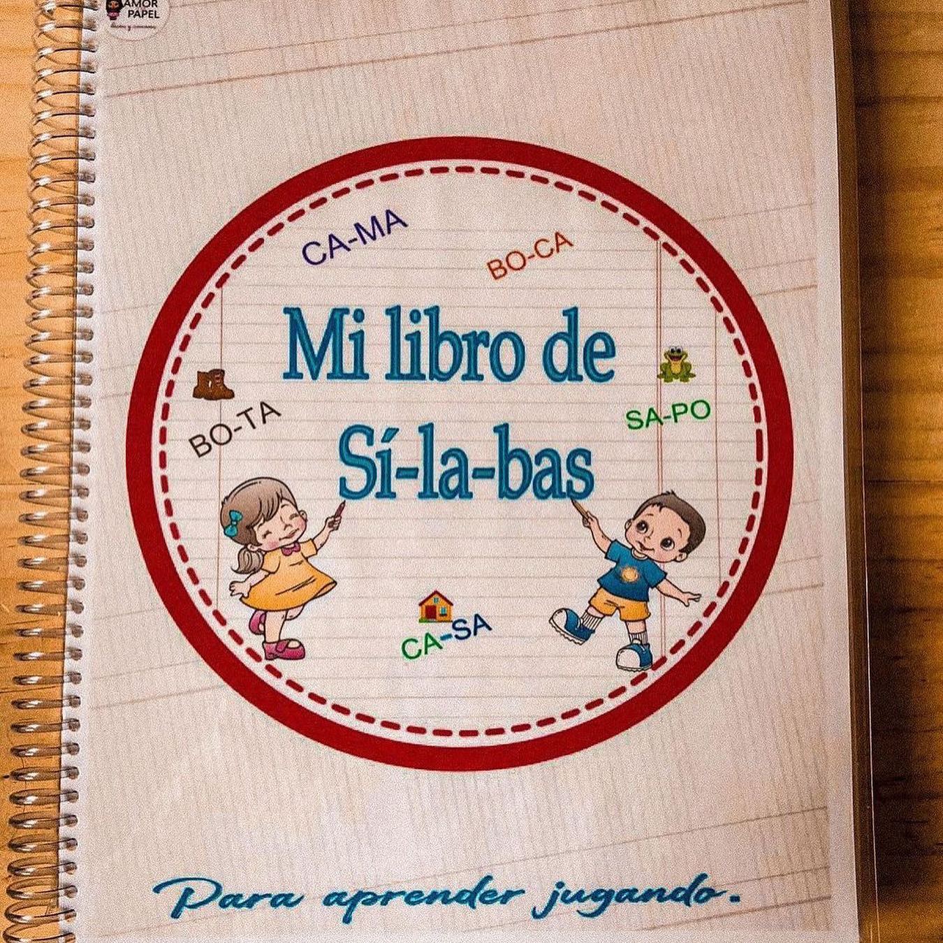 Amor en papell - 📝El libro de las sílabas 👉🏼cuenta con 5...