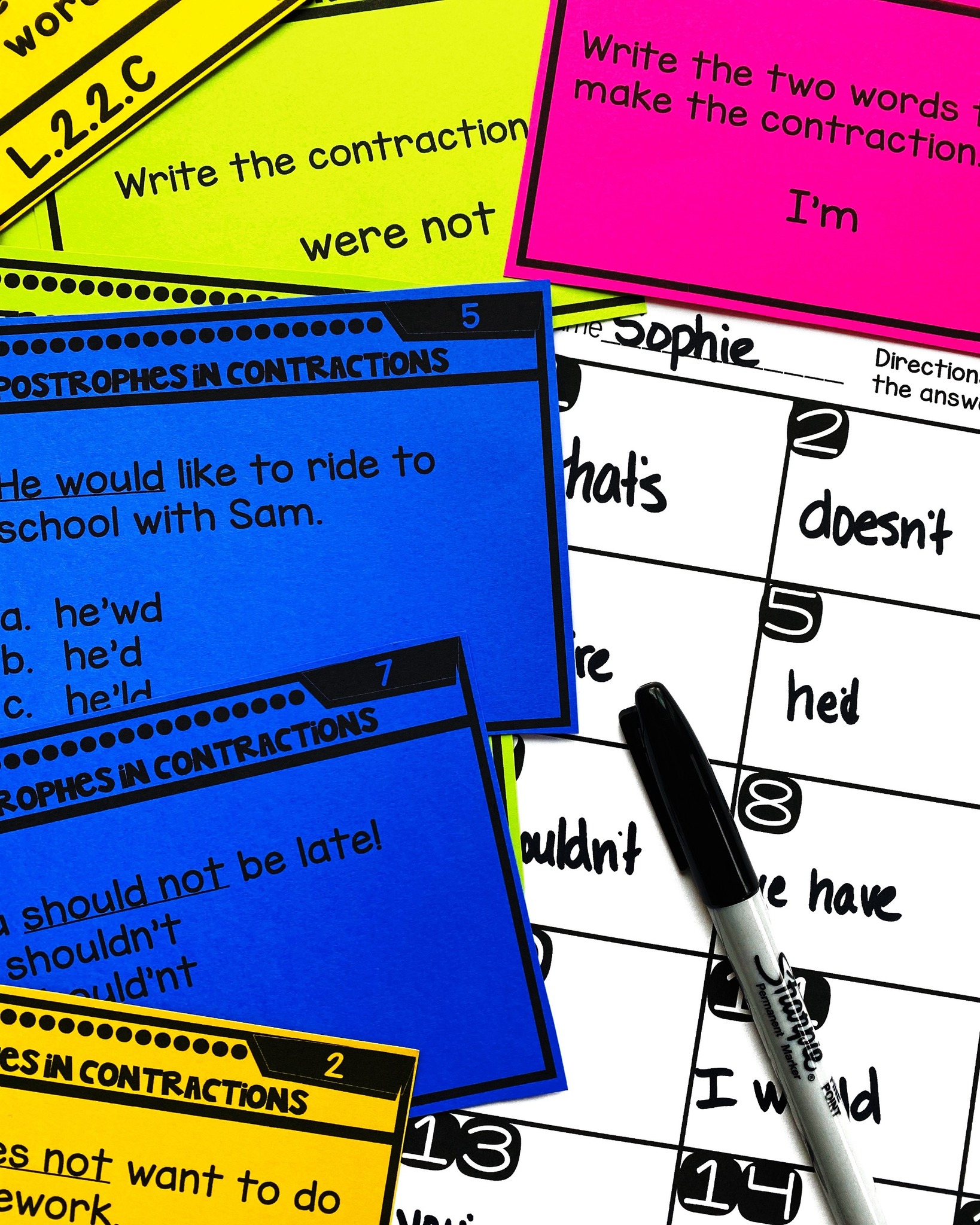 Hollie - Contractions can be tricky… but they do not have to be boring ...