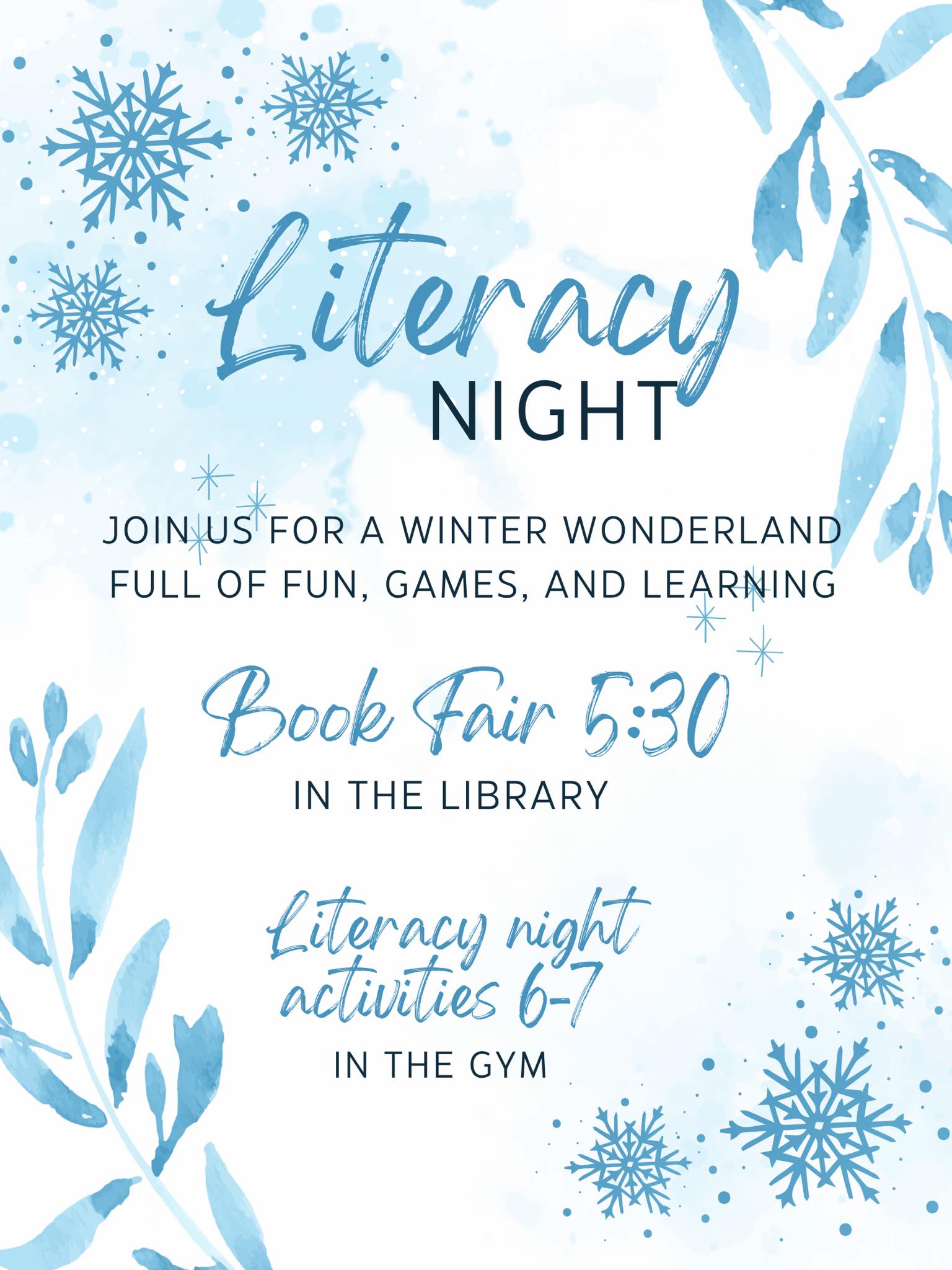 Abita - Walk with us in a Winter Wonderland!!!! Book fair in the ...