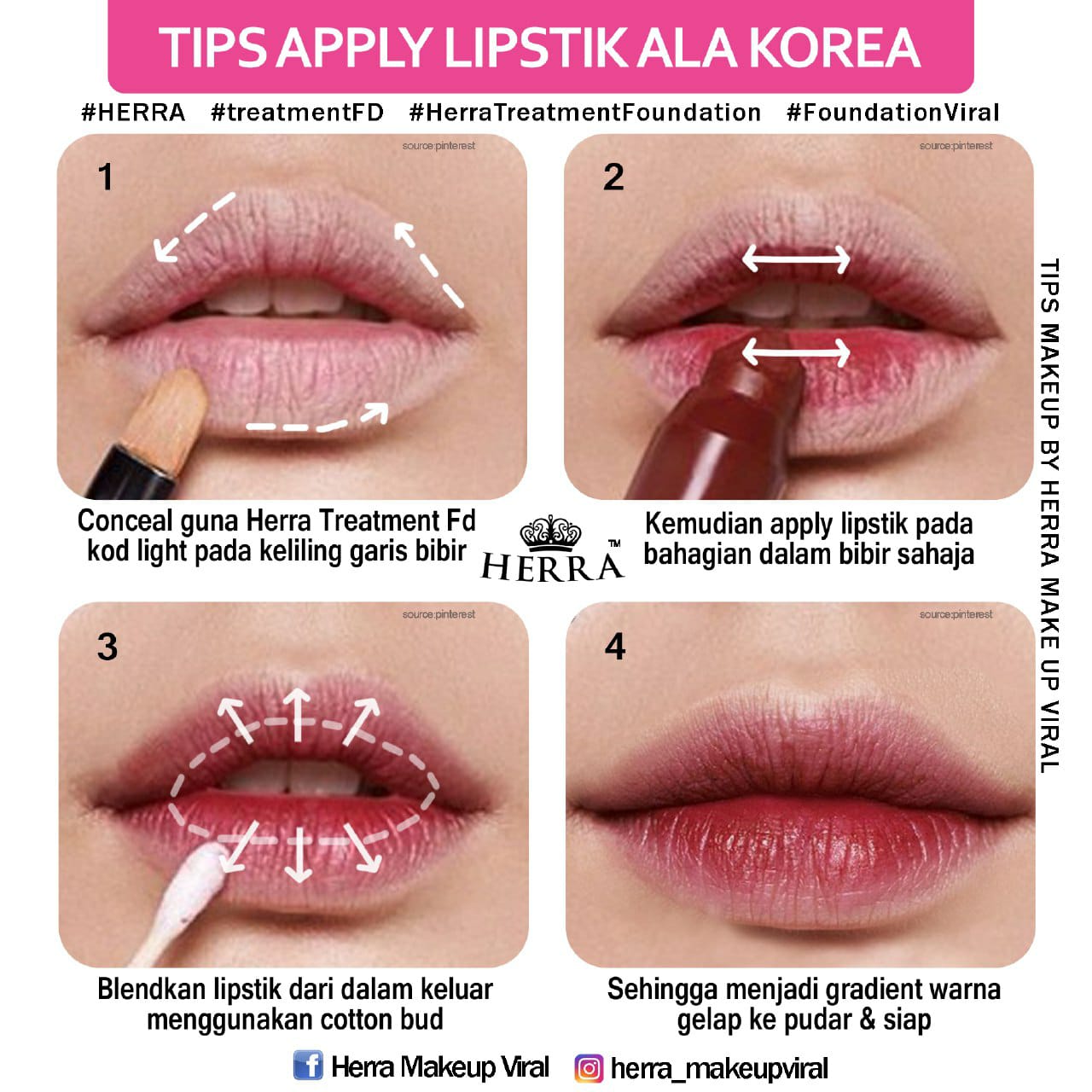 Make Up Bibir Ala Korea Saubhaya Makeup