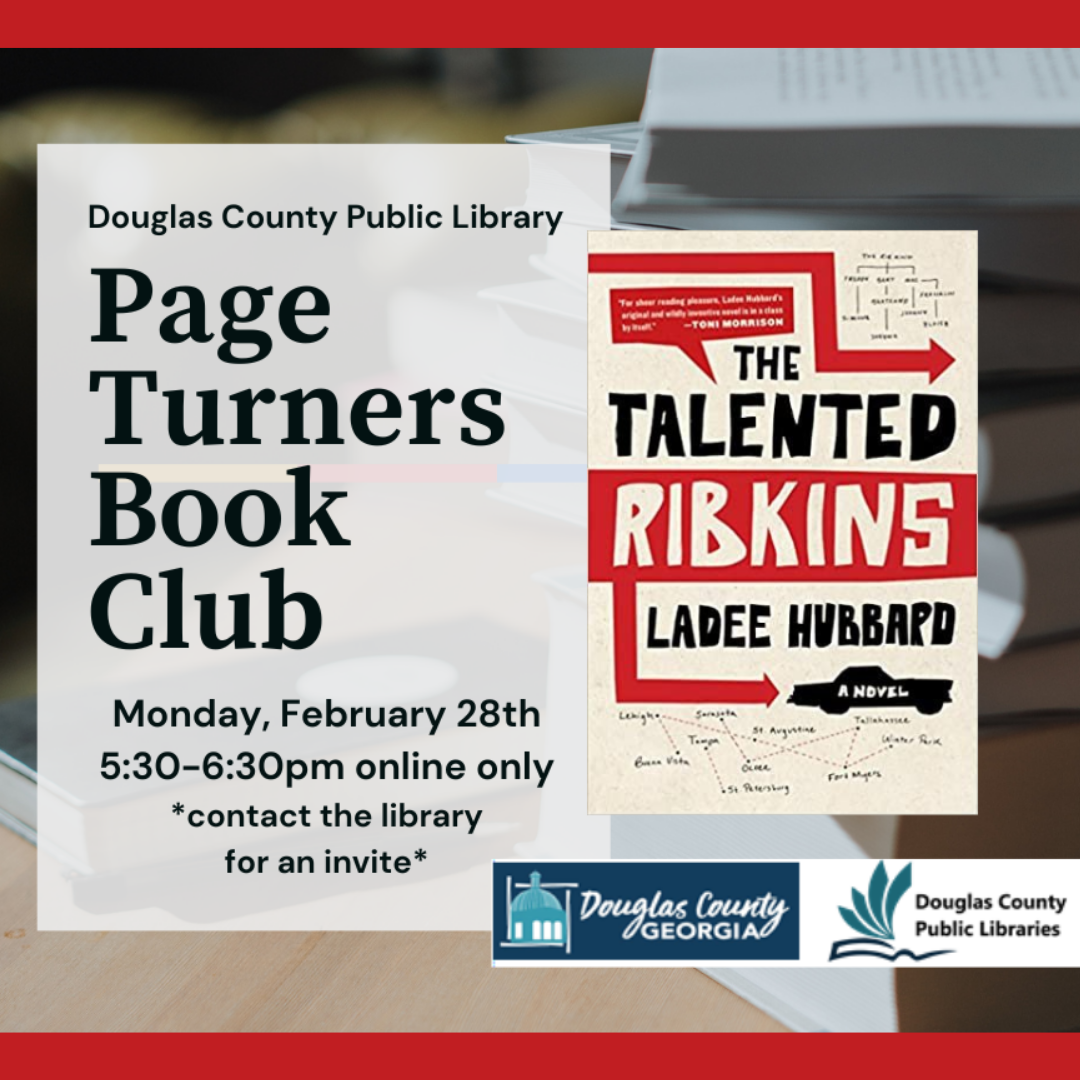 The Page Turners Book Club... - Douglas County Public Library | Facebook