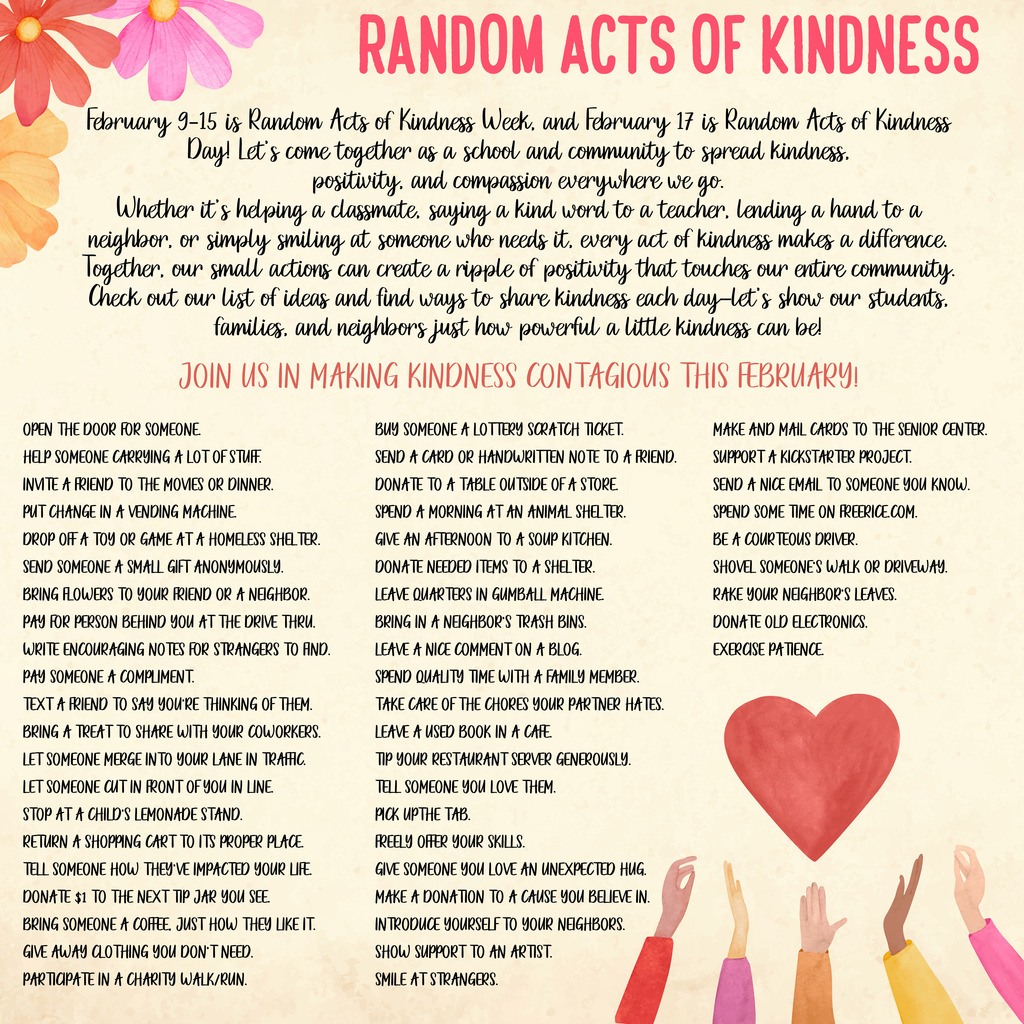 Gallup - 💛 Spread Kindness This February! 💛 Mark your calendars! Random ...