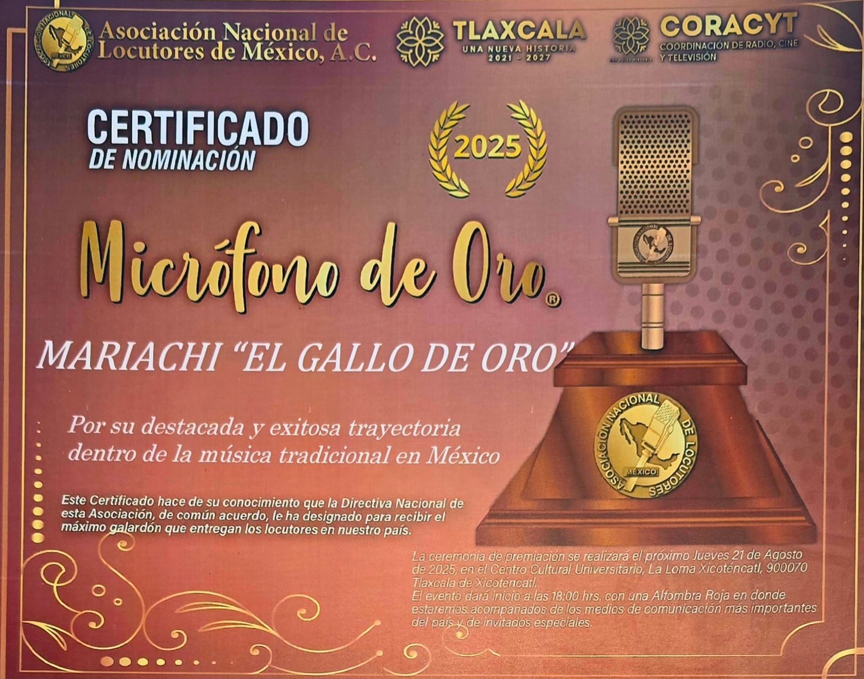 Mariachi - 🥳🥳🥳🥳🥳 Recibimos una muy grata sorpresa, es un Honor estar ...