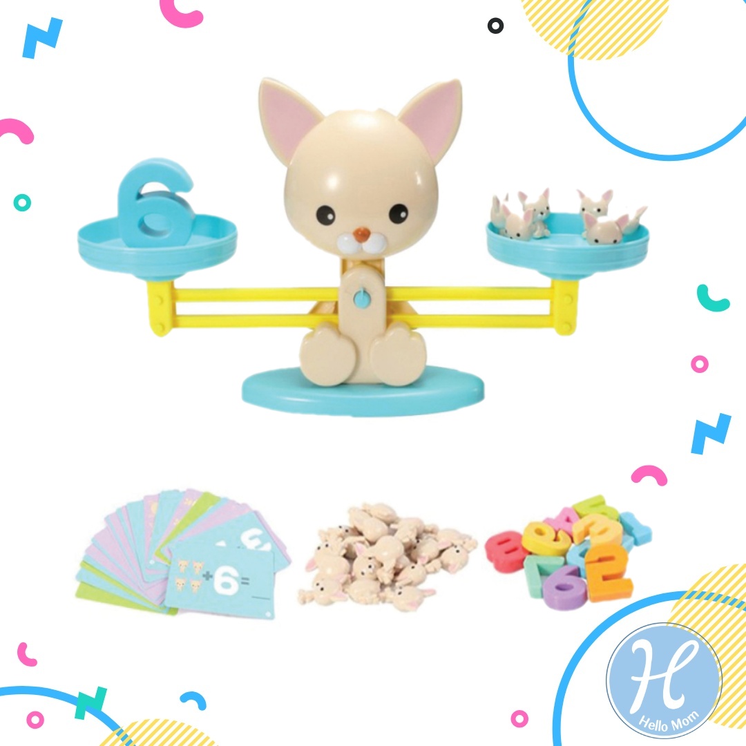 🐶ตาชั่งน้ Hello Mom ของเล่นเสริมพัฒนาการ ของใช้แม่และเด็ก 9259