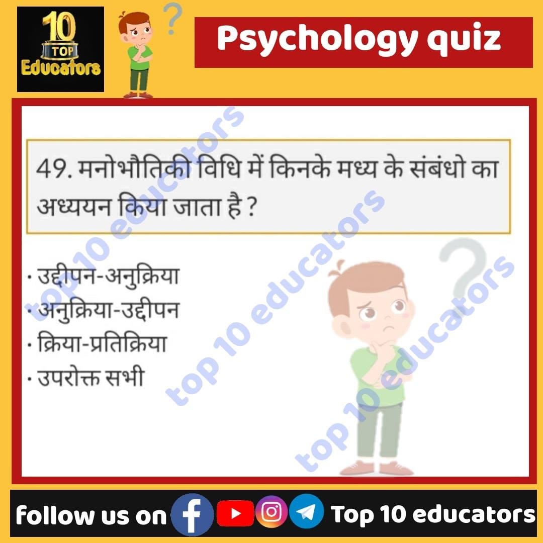 Psychology for teachers Exam