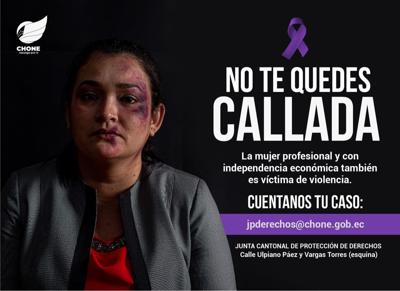 El Maltrato A La Mujer Puede Suceder Municipio De Chone 1556