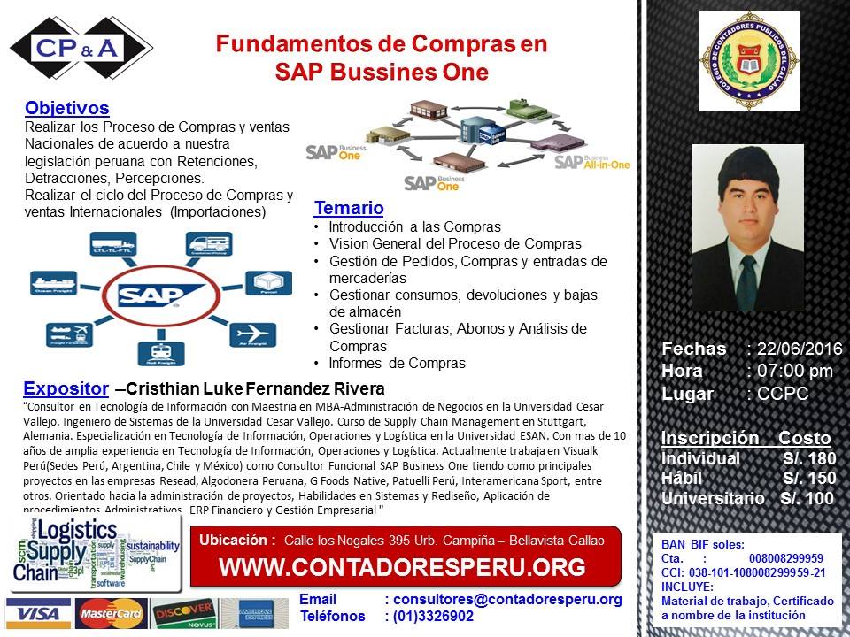 Lima Fundamentos De Compras En Sap Business One 2500
