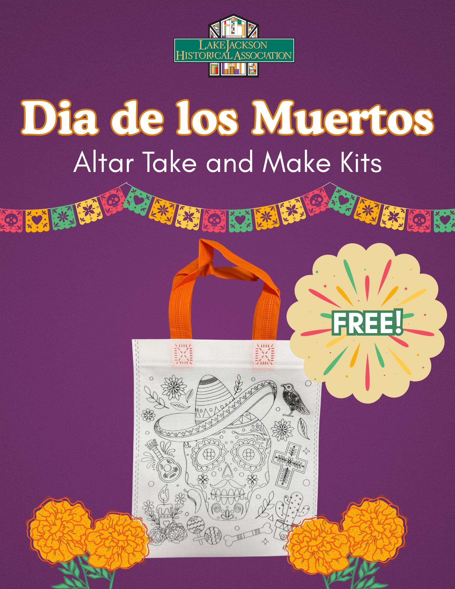 Lake - LJHA will have FREE Dia de los Muertos Altar Take and Make Kits ...