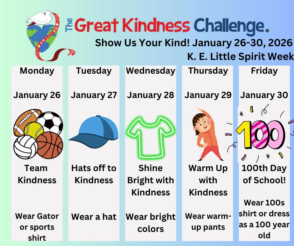 The Great Kindness Challenge... - K. E. Little Elementary | Facebook