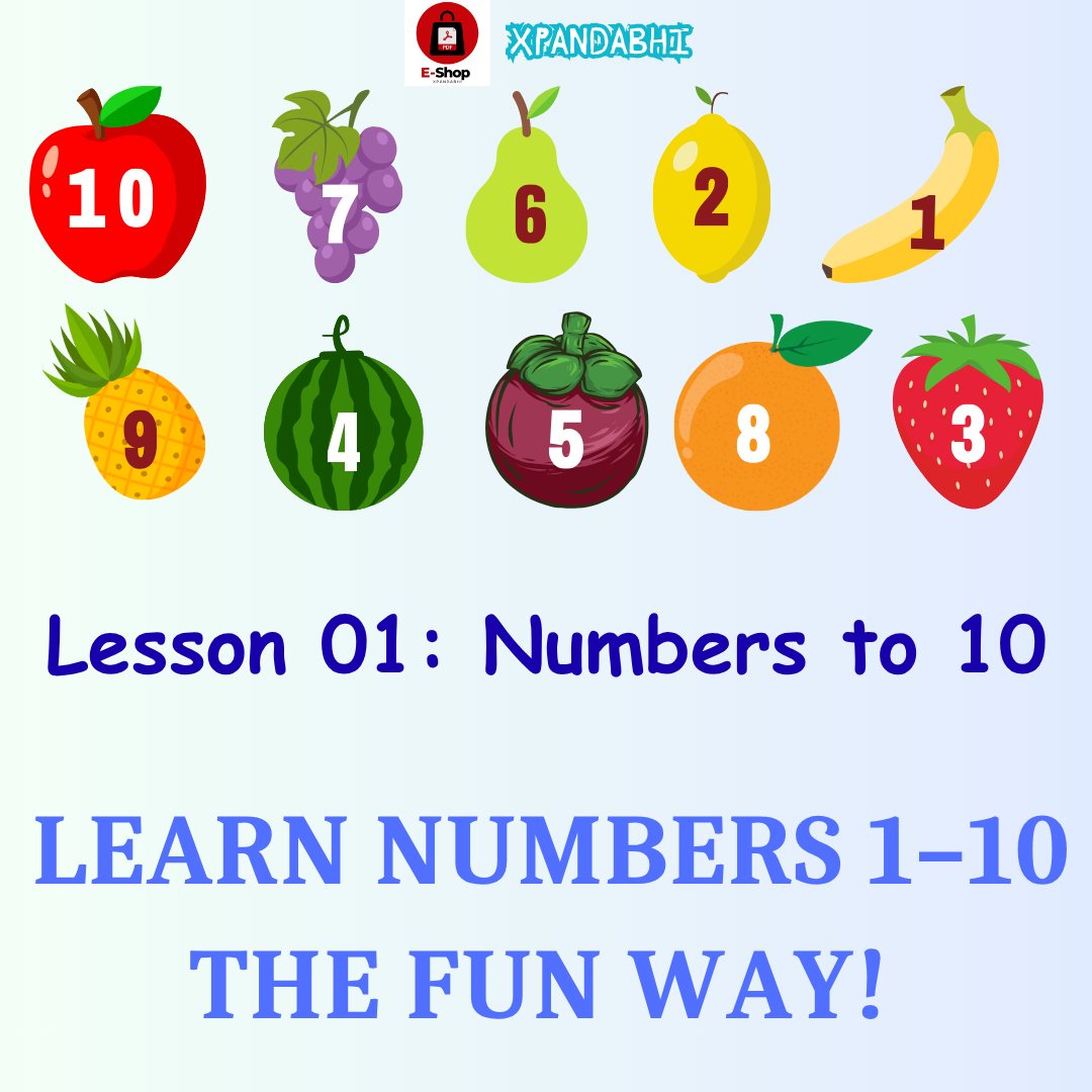 Xpandabhi - Learn Numbers 1–10 the Fun Way! – Lesson 01... | Facebook
