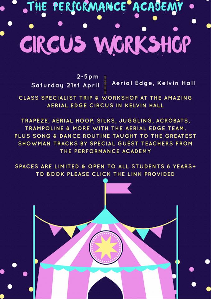 We are delighted to announce our next specialist class... 🎪A TRIP TO ...