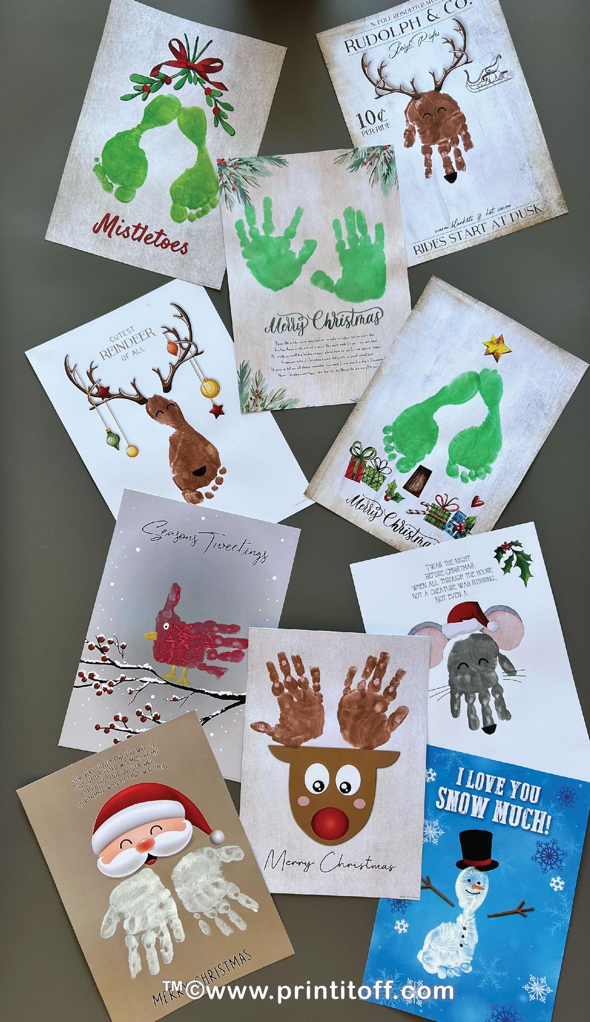 Print.it... - Print.it.off Handprint + Footprint Art Made Easy