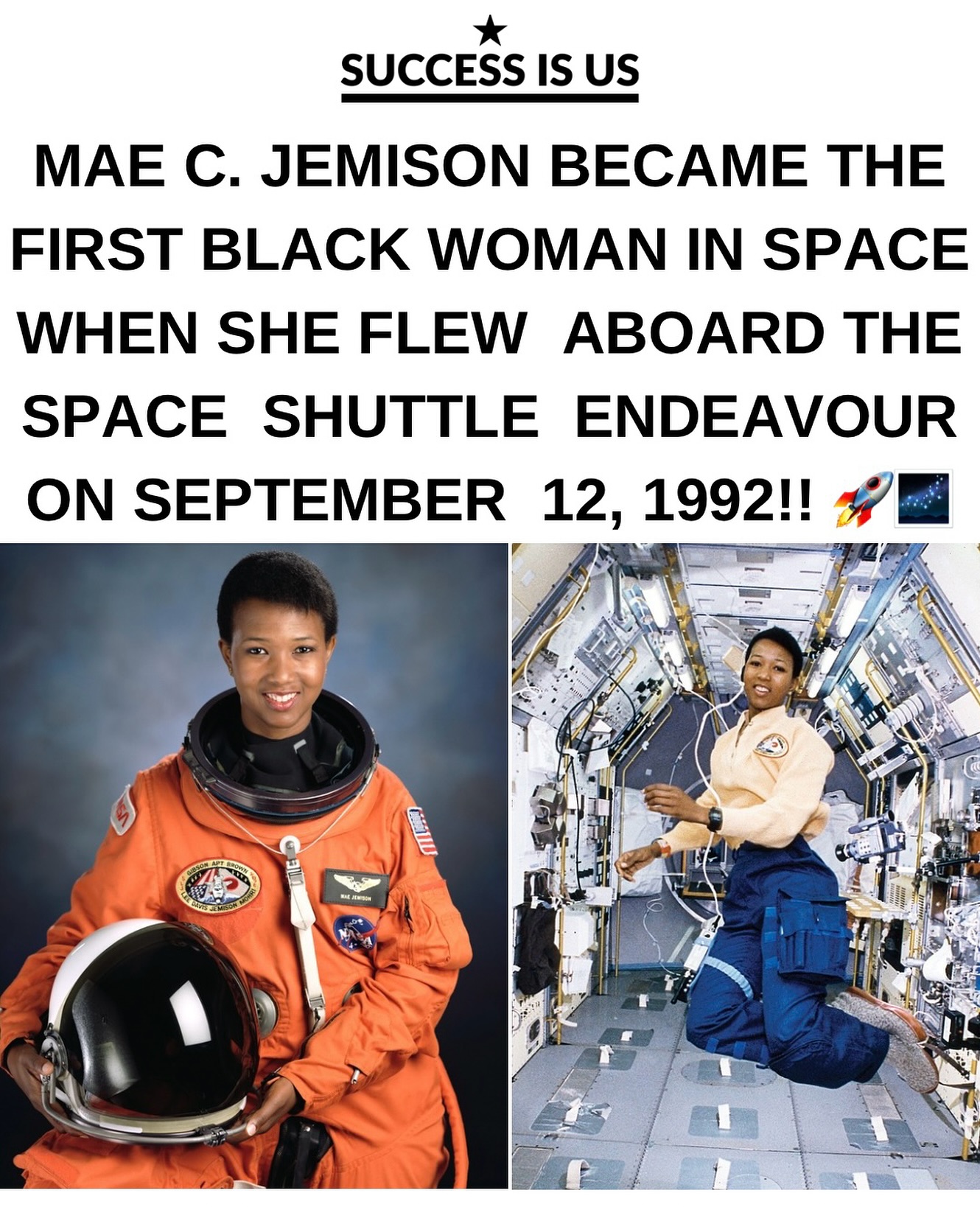 Black&Brown - Mae C. Jemison didn’t just reach for the stars — she ...