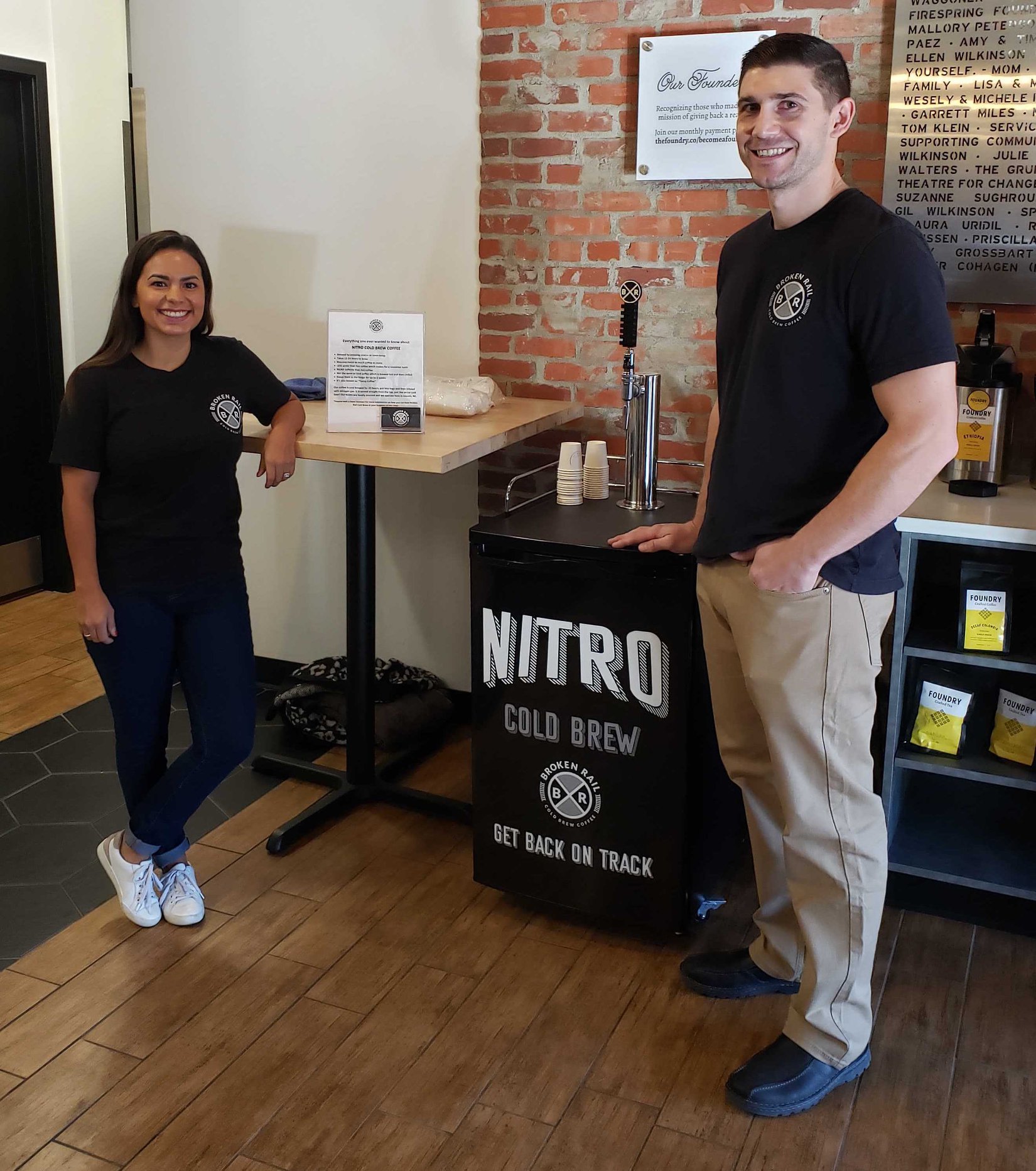 Aj And Rachel Are Here Serving Up The Foundry Community Facebook