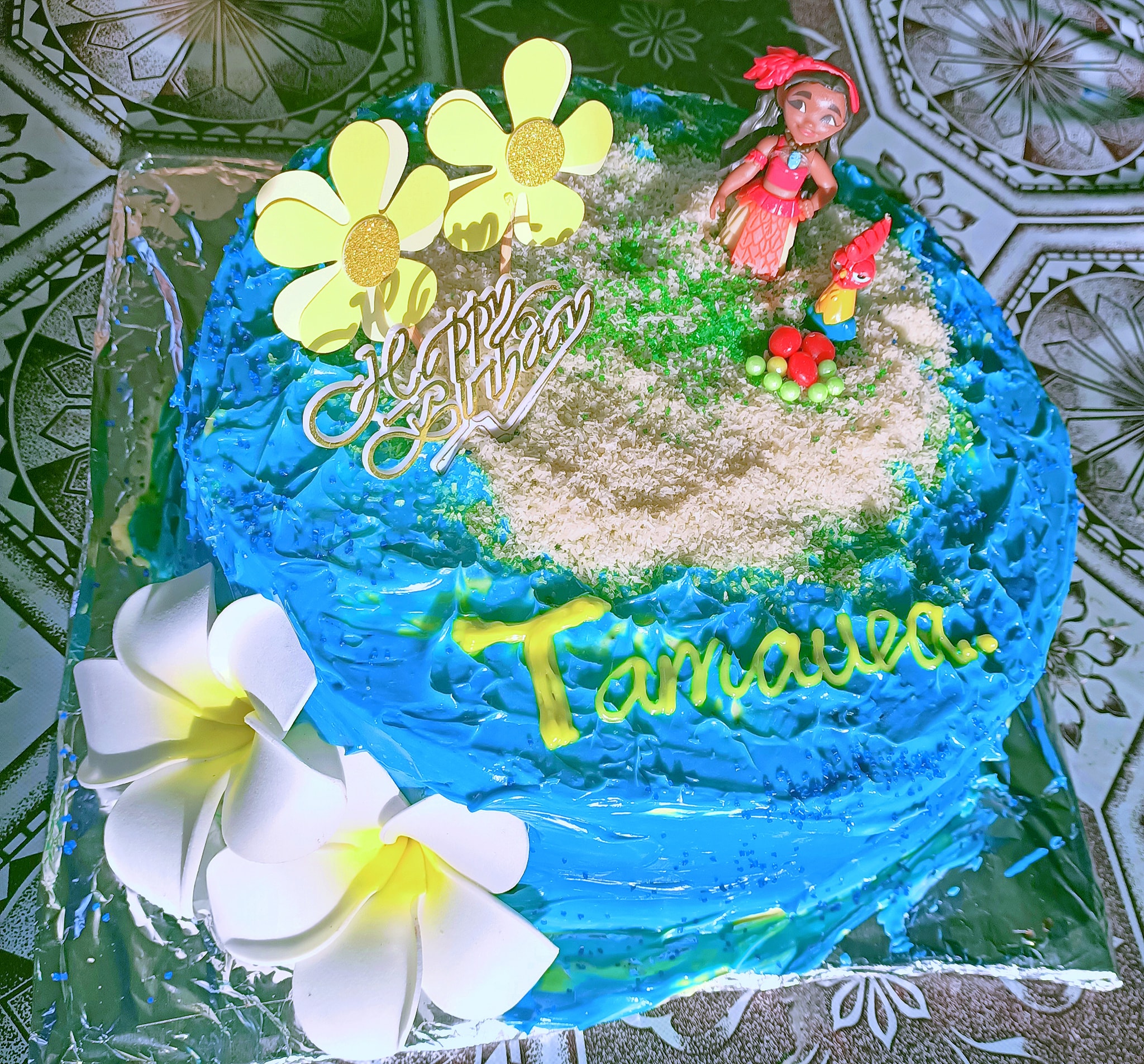 Talises Cakes Moana Themed Cake For A Special Lil One