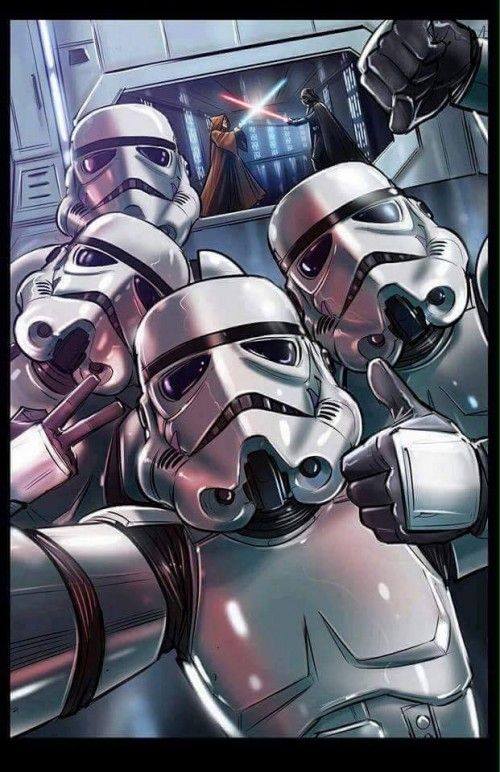 Aquela Selfie Marota No Meio Da Star Wars Da Depressão