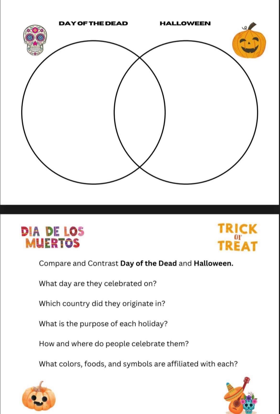 Tolentino - Here is a quick activity that compares and contrasts ...