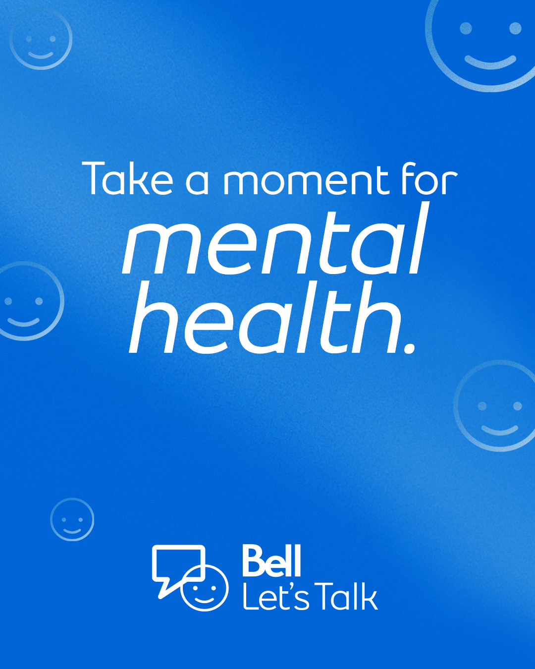 Virgin - Today is Bell Let’s Talk Day 💙 Mental health doesn’t change ...