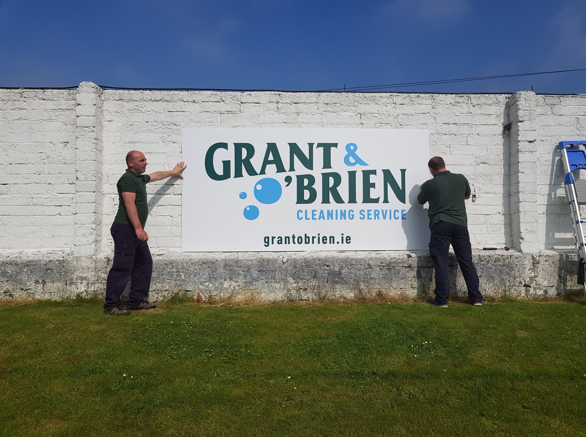 Our New Sign Which Grant And Obrien Cleaning Services Facebook