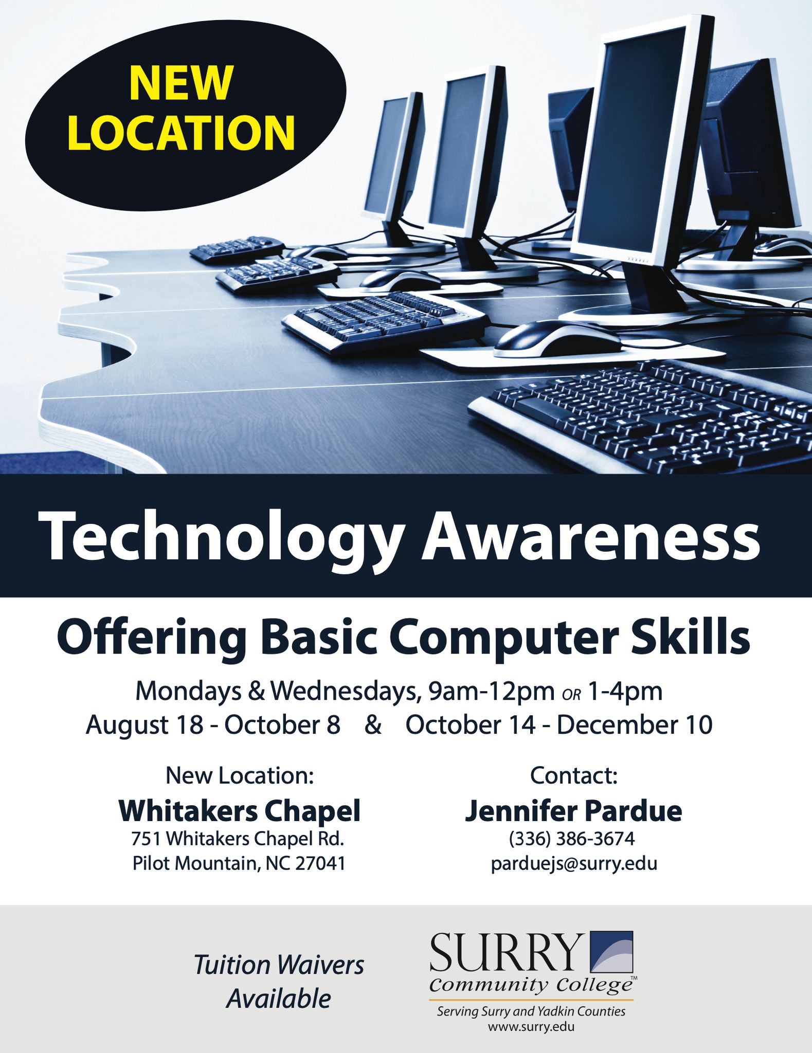 Surry - SCC's Technology Awareness class will be offered during the ...