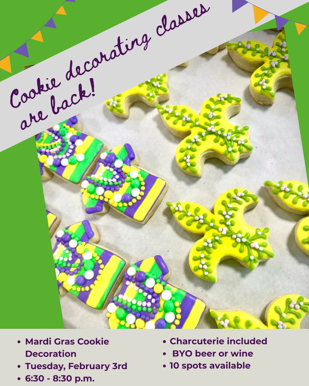 The Station - Love our cookies and want to create a special Mardi Gras ...