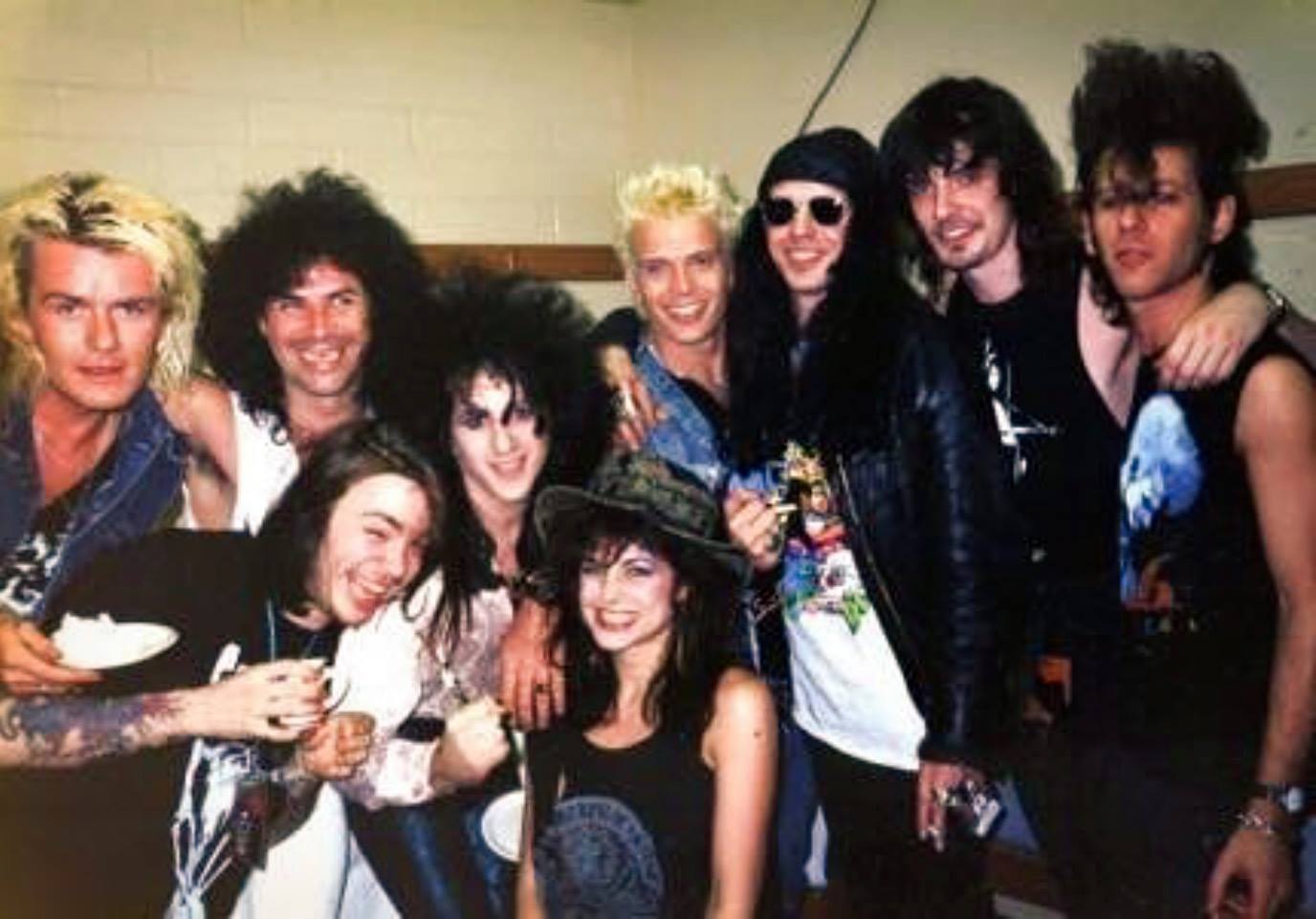 Steve Stevens Billy Idol Posted This 1987 Photo From The Tour We Did 7433