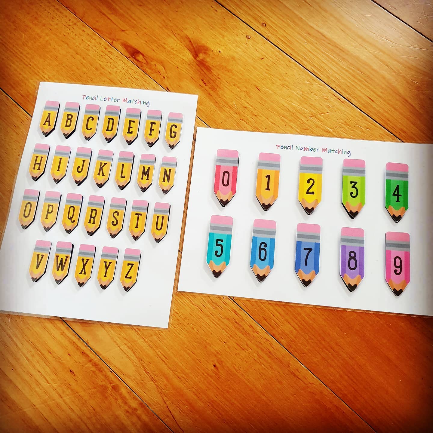 My new Pencil Alphabet/Number Set... - A Plus Kids' Resources
