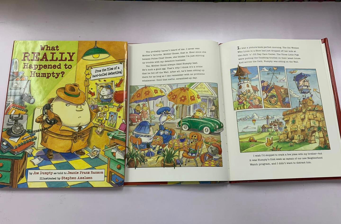 圖書天地 - 英文圖書推介 小學小朋友必讀 What really happened to humpty? Joe...